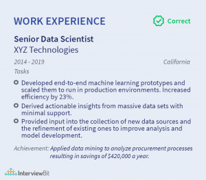 Data Scientist Resume Sample (PDF): Full Guide and Example (2023 ...