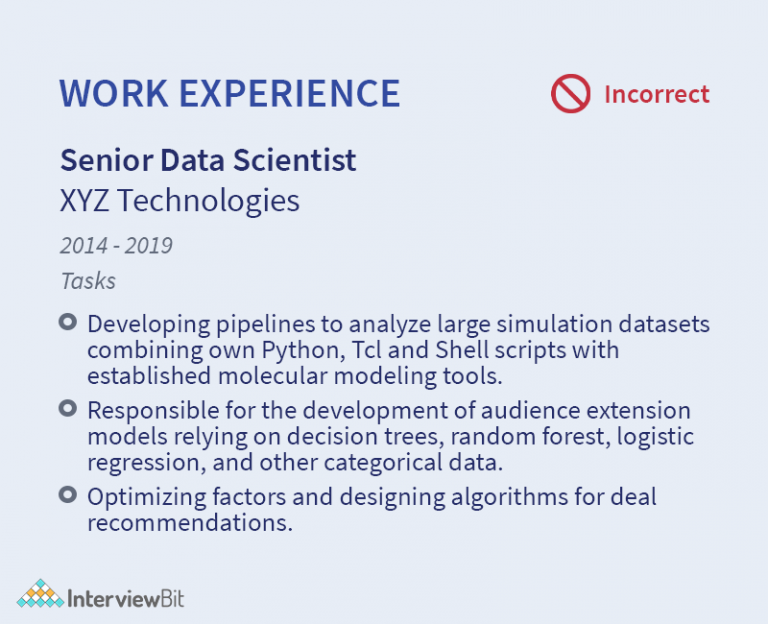 Data Scientist Resume Sample (PDF): Full Guide and Example (2023 ...