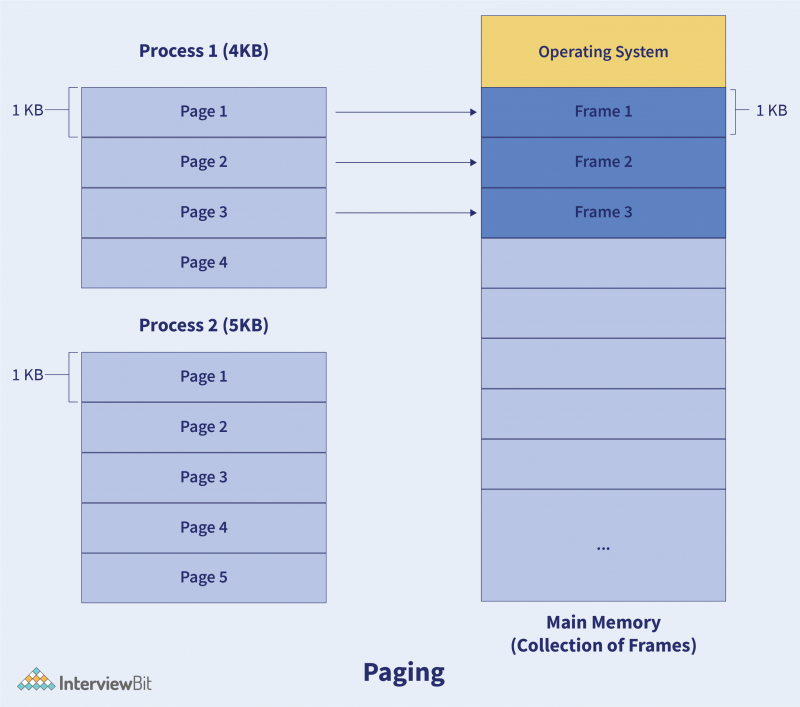 Difference Between Paging and Segmentation - InterviewBit