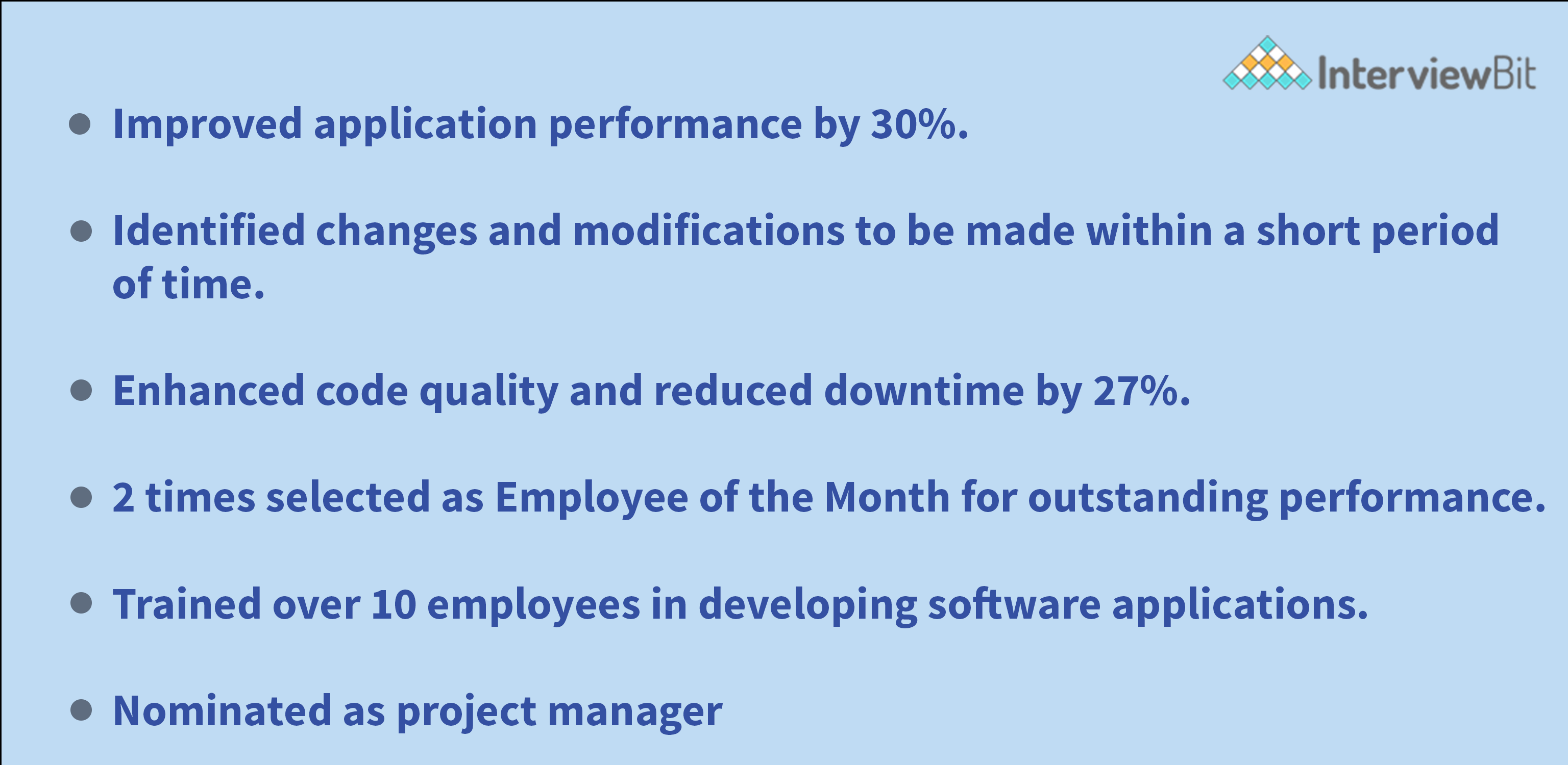 Java Developer Resume - Full Guide and Example - InterviewBit