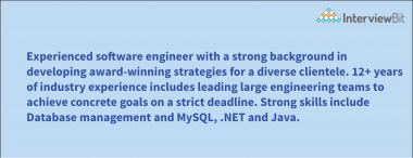 Software Engineer Resume – Full Guide and Example - InterviewBit