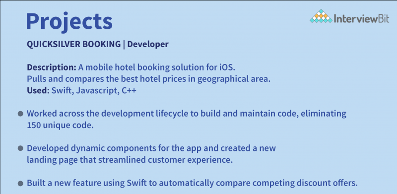 Software Engineer Resume – Full Guide and Example - InterviewBit