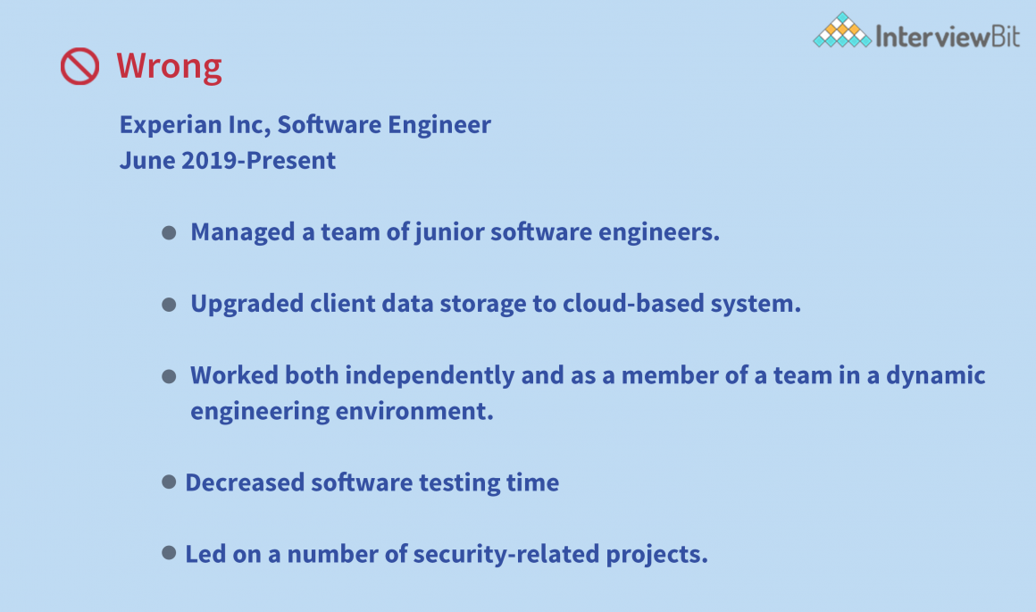 Software Engineer Resume – Full Guide and Example - InterviewBit