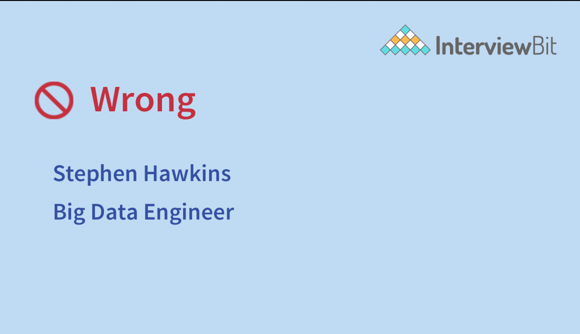 Data Engineer Resume - Full Guide and Example - InterviewBit